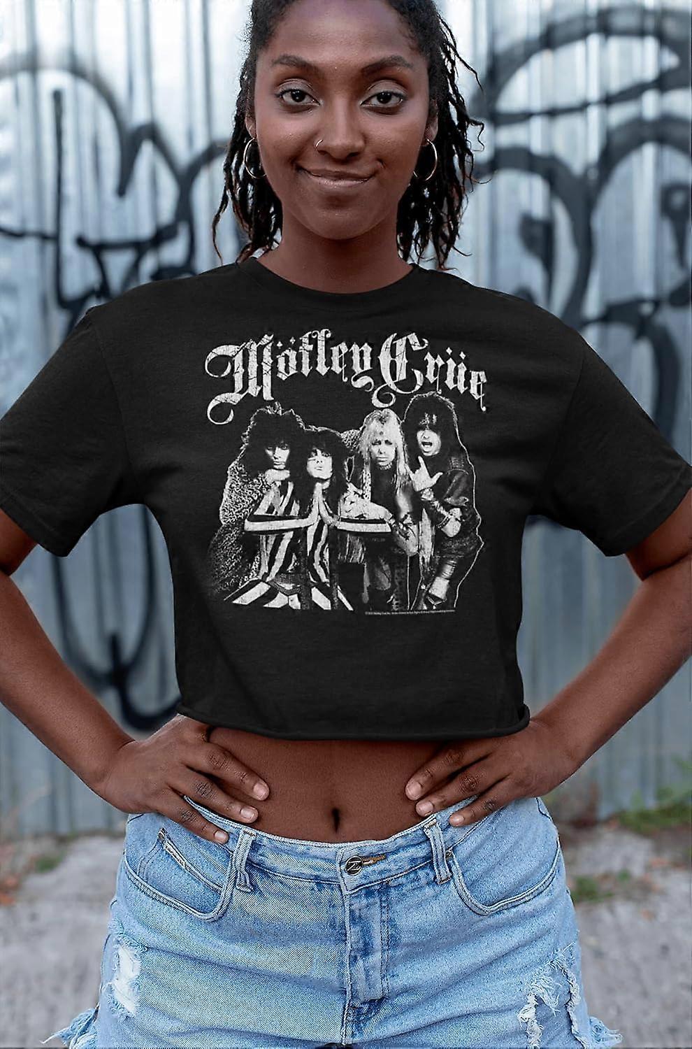 Motley Crue Rock Band Photo of Band Ladies Short Sleeve Festival Cali ...