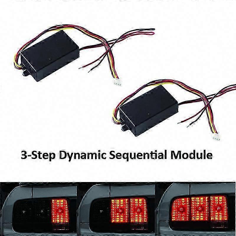 Car Turn Signal Light Sequential Flash Module Boxes with 3-Step ...