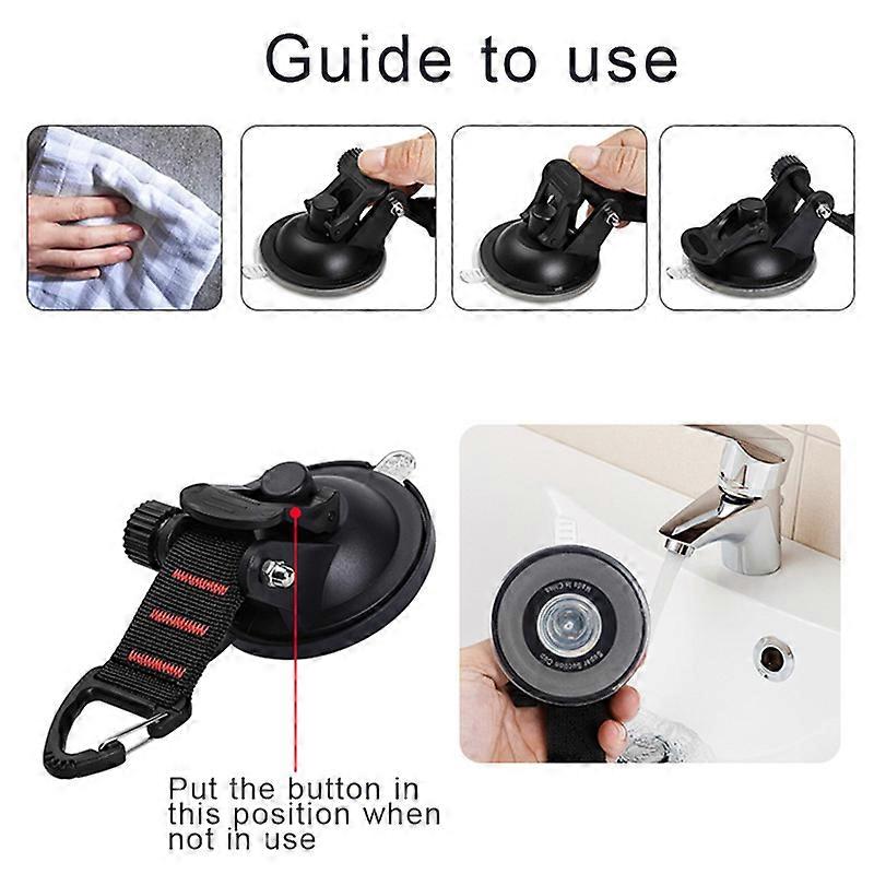 Outdoor Suction Cup Hook Multi-purpose Hook Reusable Camping ...