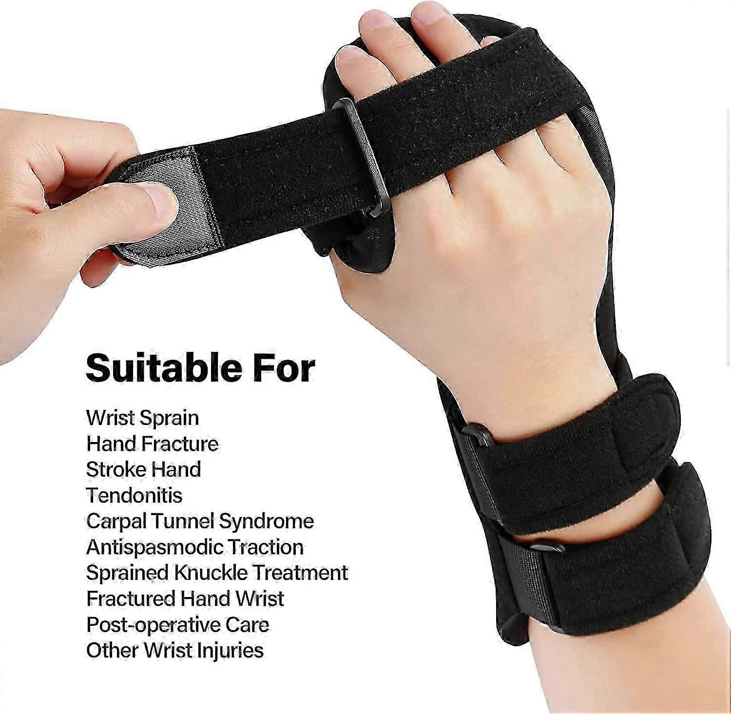 Stroke Resting Hand Splint, Night Hand Splint Support Immobilizer, Palm ...