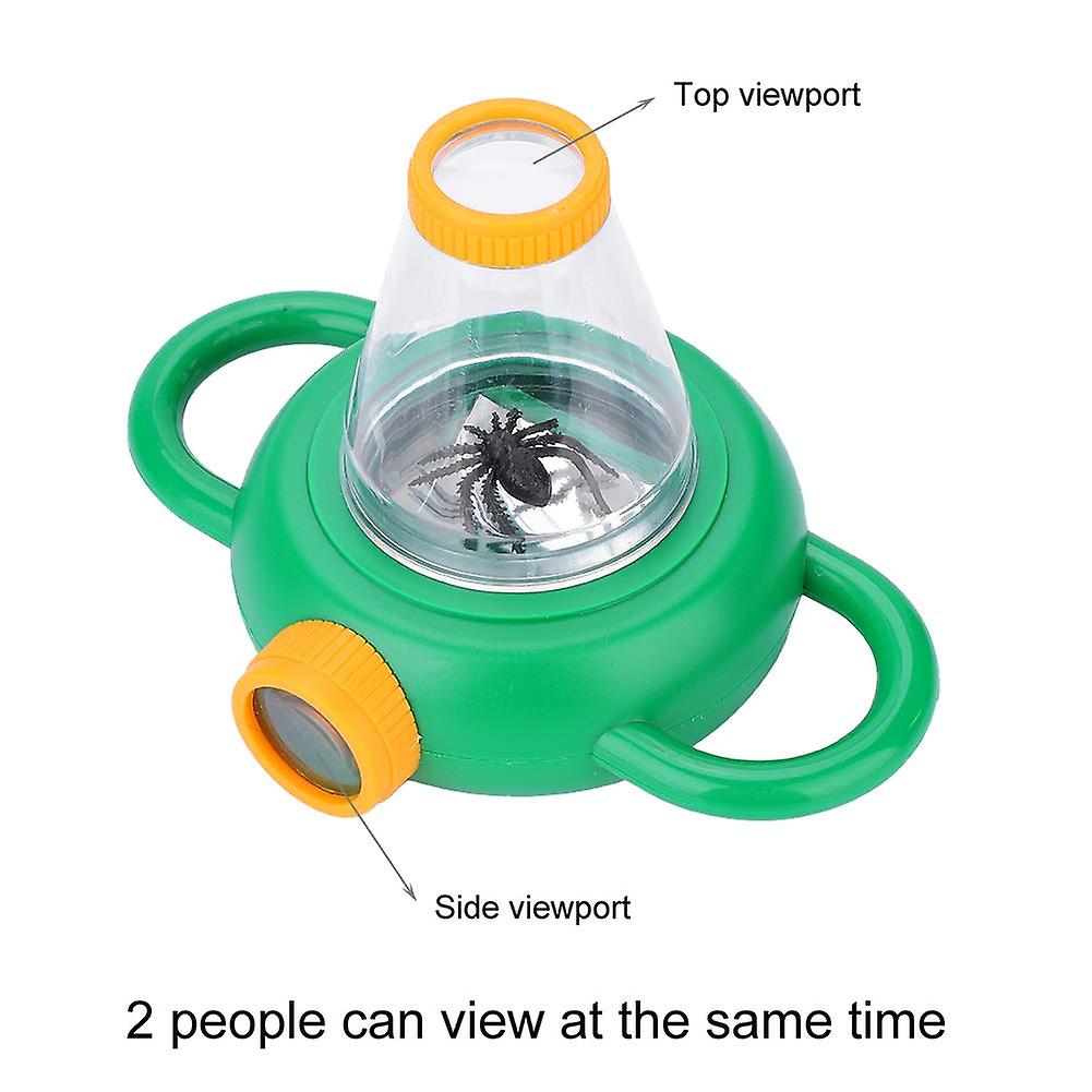 Two Way Bug Viewer, Insect Bug Observation Viewer Box Toy 4x Magnifier ...