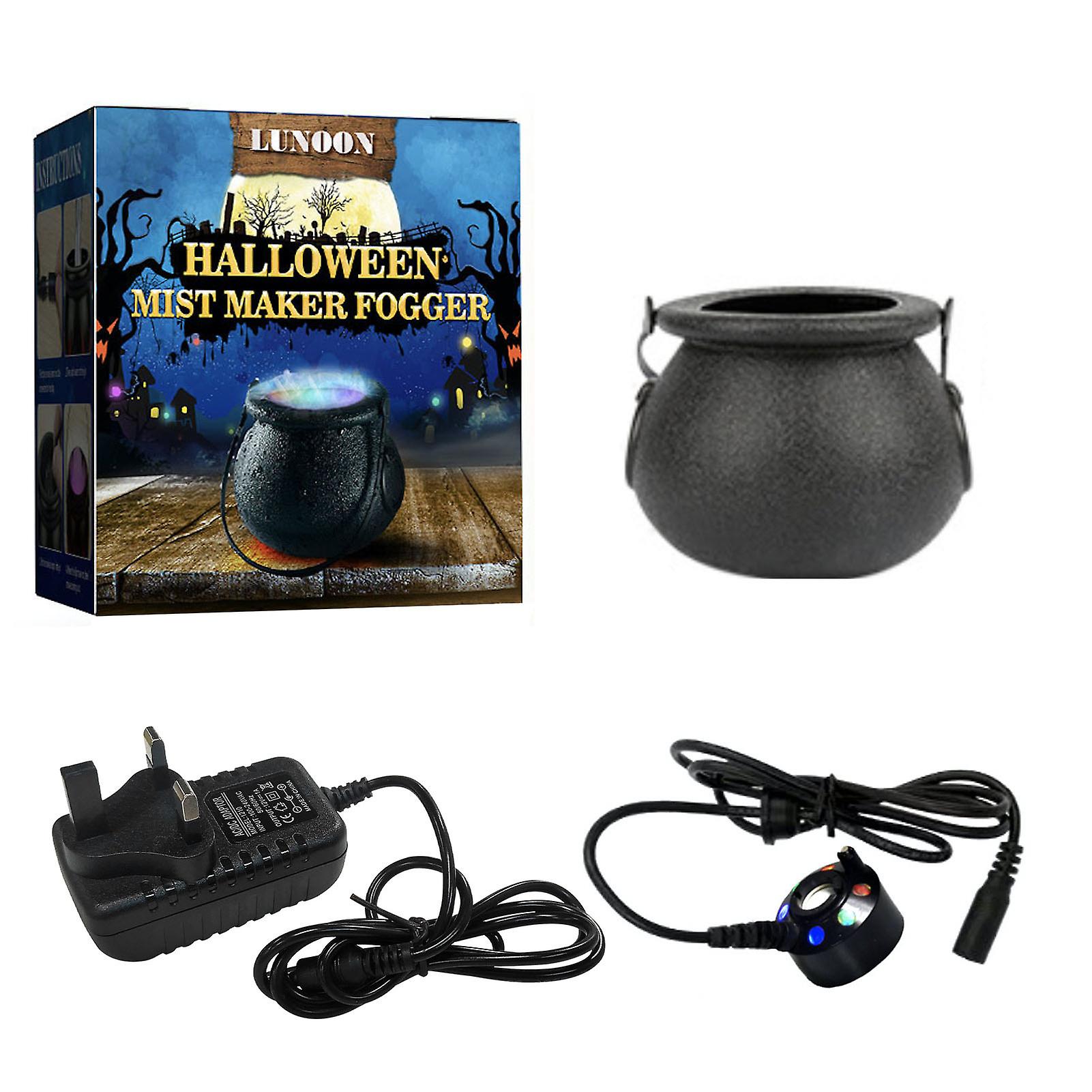 Halloween Mist Witch Pot,witch Cauldron Fog Maker Water Fountain Fog ...