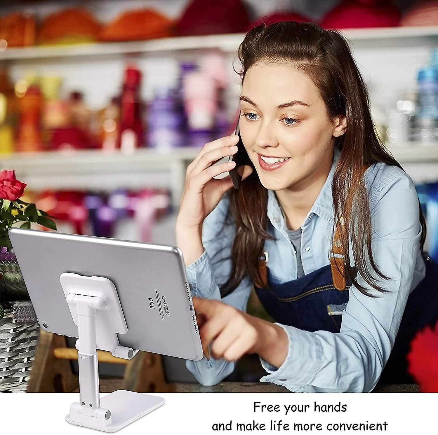 Cell Phone Stand Table Cell Phone Holder Foldable Portable Phone Stand ...