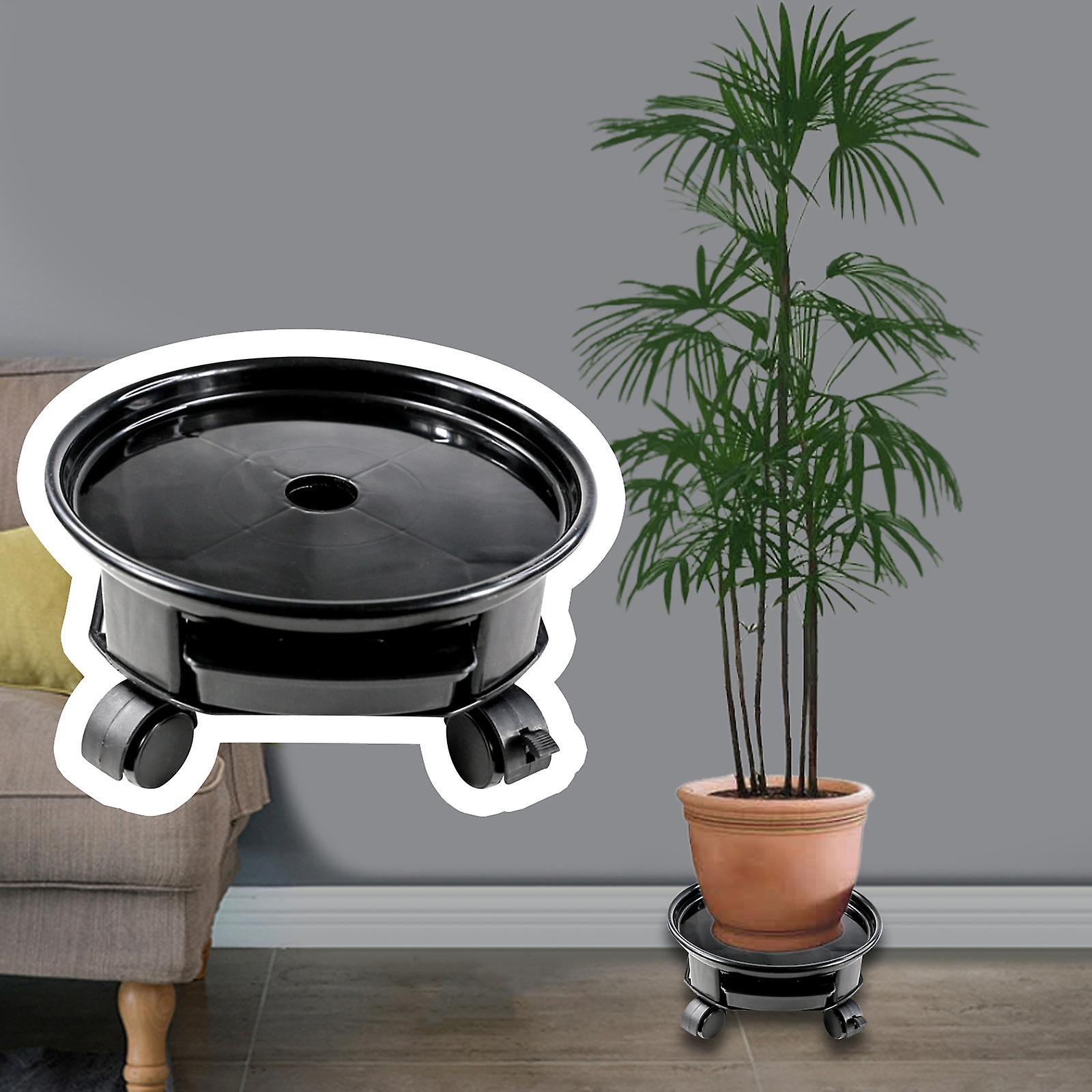 Rolling Plant Stand Planter Trolley Potted Plant Stand Lawn Pot Caddy ...