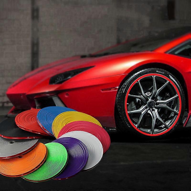 4M / 8M Car Wheel Rims StylingBright Matte car Wheel Sticker Tire ...