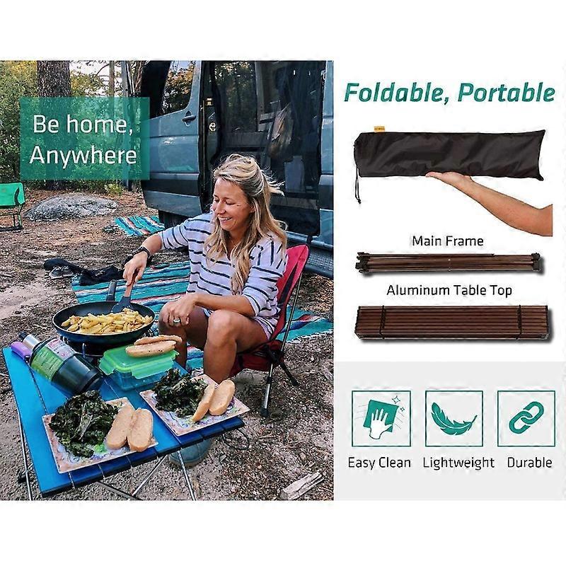 Xianrenge Folding Camping Table, Sand Beach Table, Foldable Side Table ...