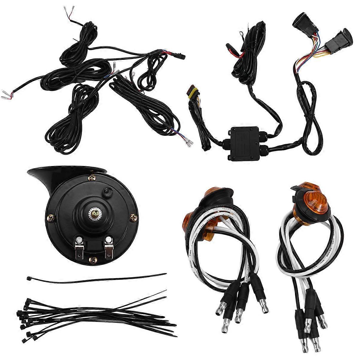 UTV Turn Signal Kit,UTV ATV Street Legals Turn Signals, 110D Horn, Plug ...