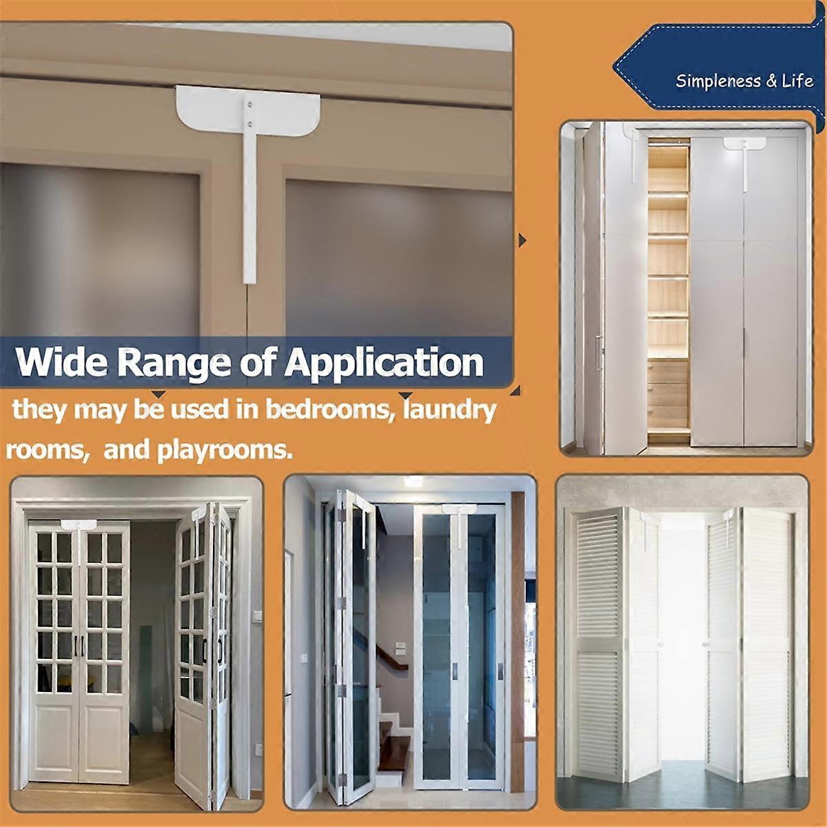 Metal Bifold Door Lock - Adjustable Bifold Closet Door Lock(Fits 0.6 ...