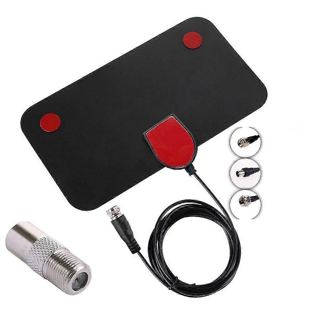 Hd digital indoor amplified tv antenna 200 miles ultra hdtv with ...
