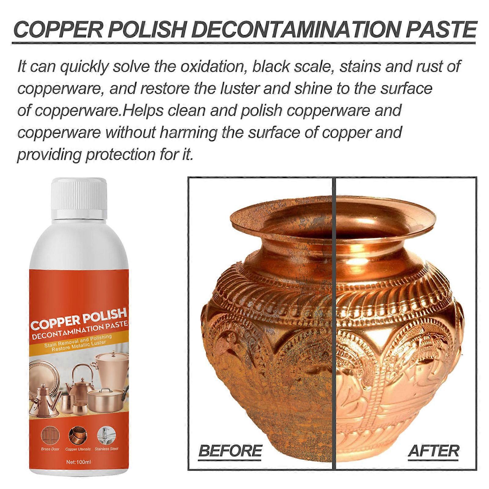 100ml Copper Brass Polish Paste Polishing Decontaminations Paste for ...