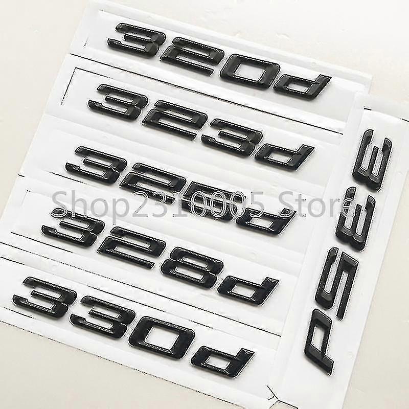 316d 318d 320d 323d 325d 330d 335d Trunk Boot Emblem Letter Badges Car ...