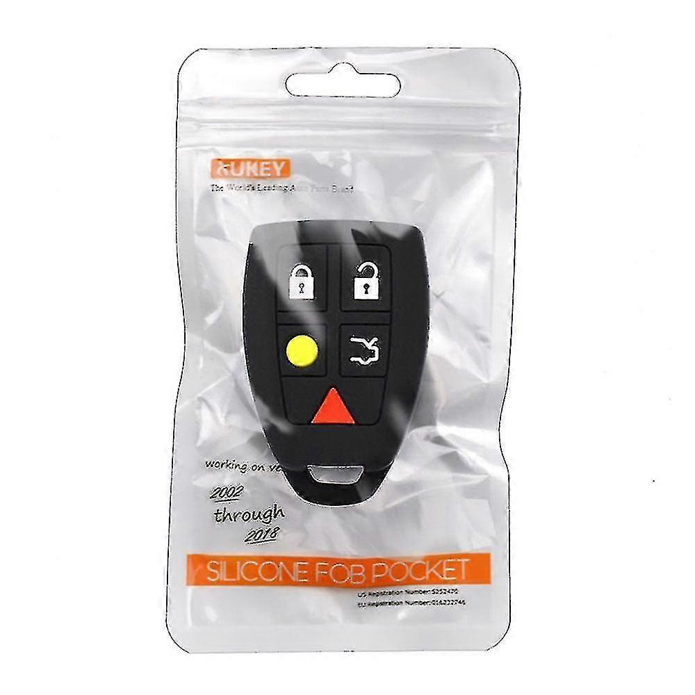 Silicone Car Key Case For Volvo C30 C70 S40 V50 2004 2005 2006 2007 ...