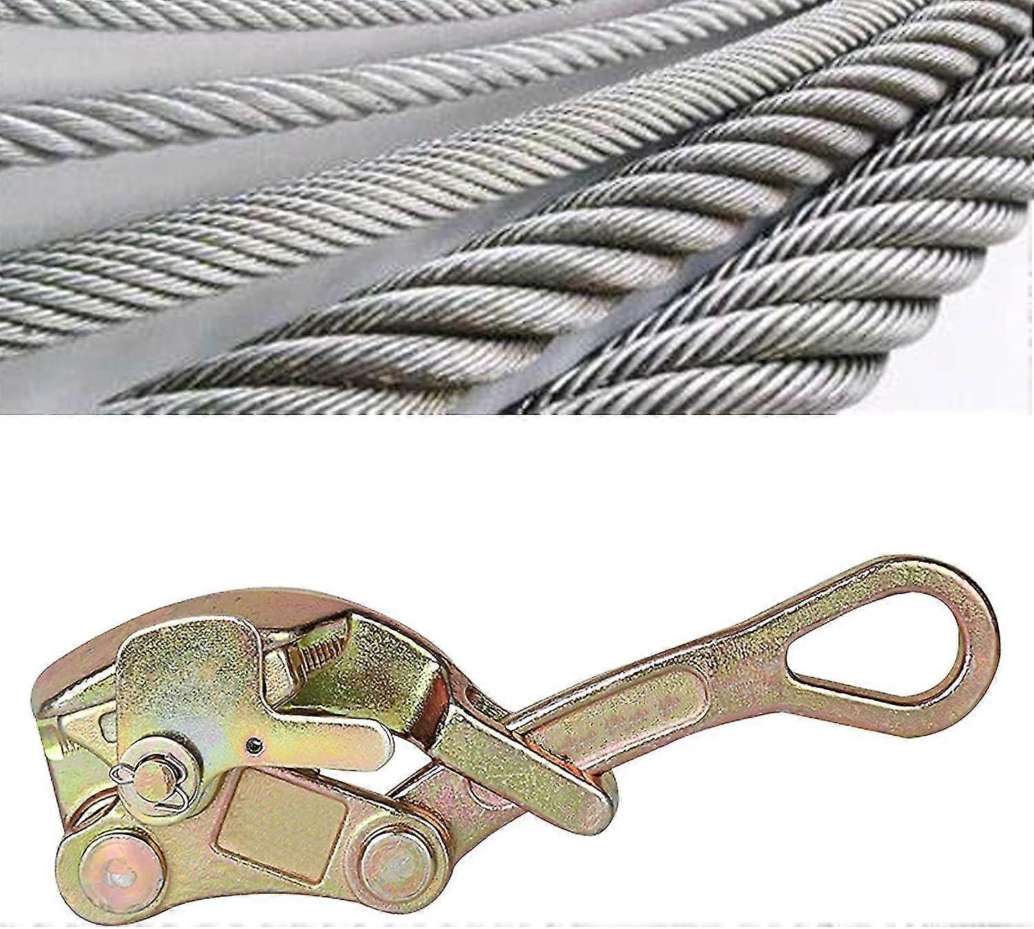 Steel Rope Jaw Puller, Wire Grip For Wire Rope,cable Grip, Hardness ...