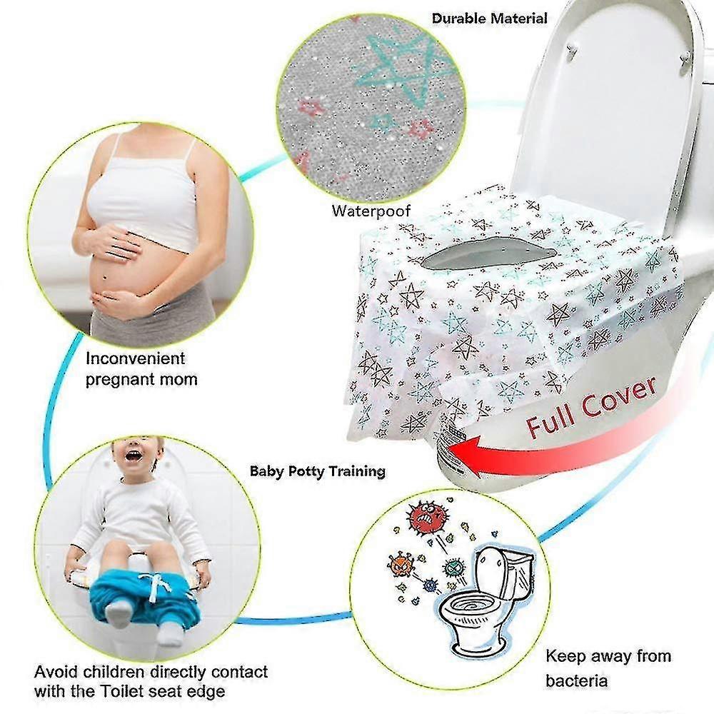 20 Pack Large Size Potty Seat Cover Potty Protectors Disposable Toilet ...