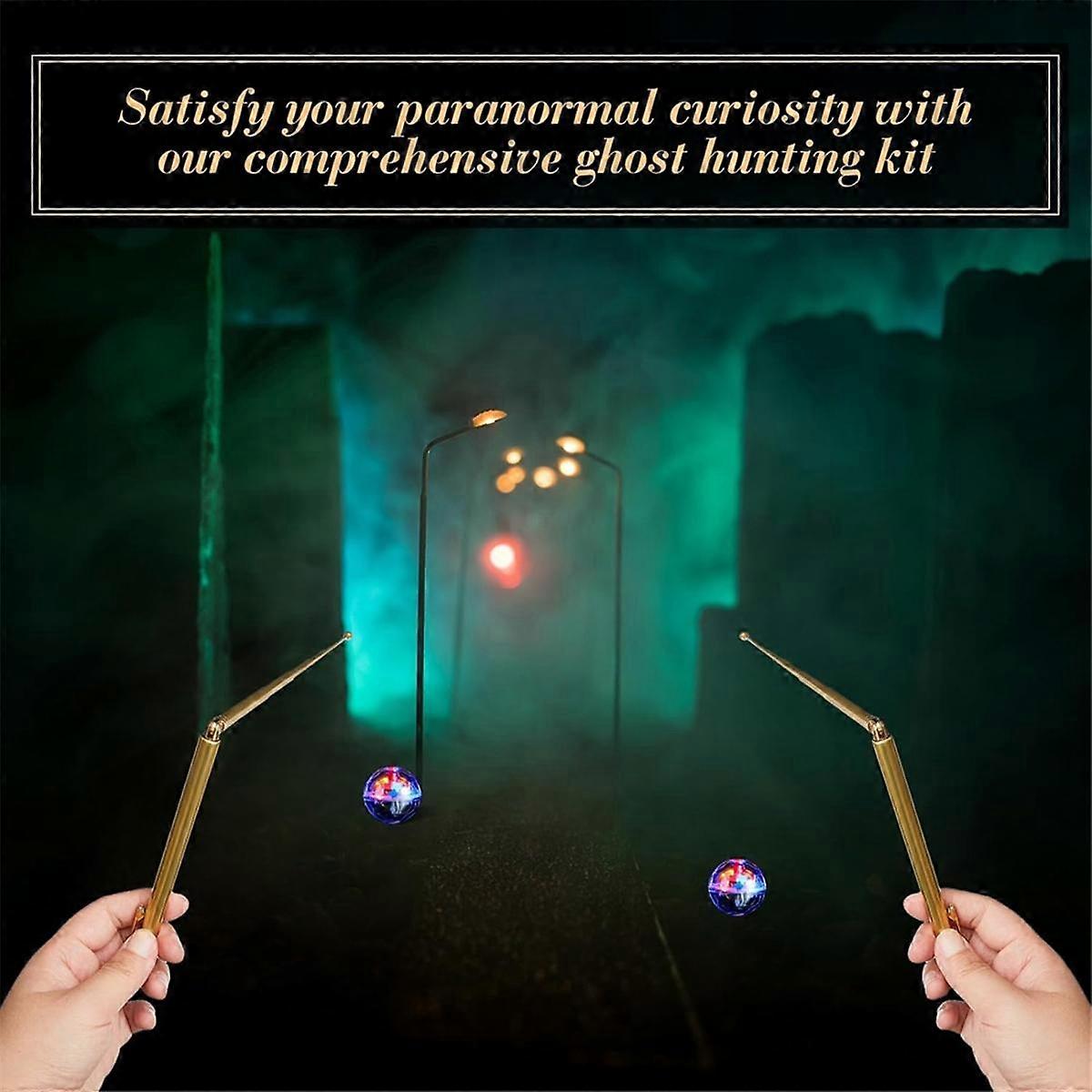 1 Set Copper Dowsing Rods Spiritual and Pendulum Board Kit for the ...