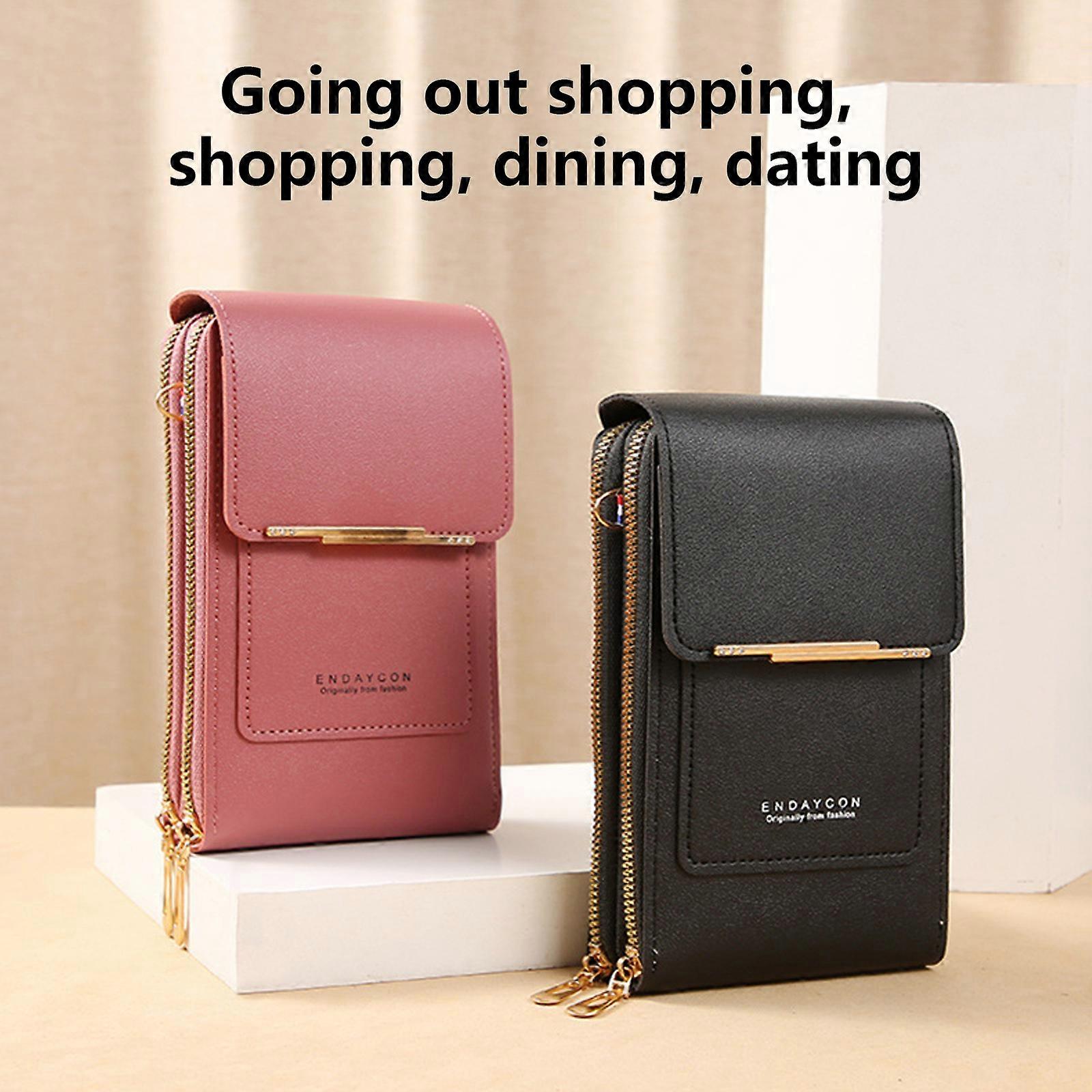 Anti-theft Leather Bag, Small Crossbody Cell Phone Purse for Women,PU ...