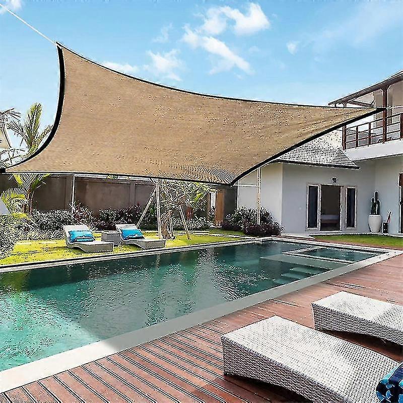 Outdoor Patio Sun Shade Sail Rectangle Garden Balcony Summer Anti-uv ...