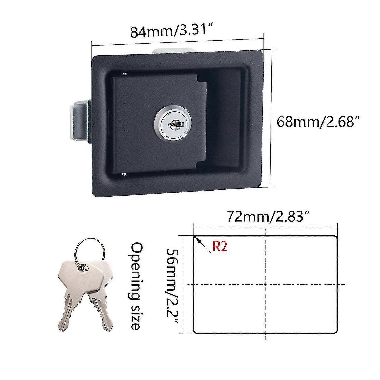 RV entrance door lock push door lock for campervan caravan caravan boat ...