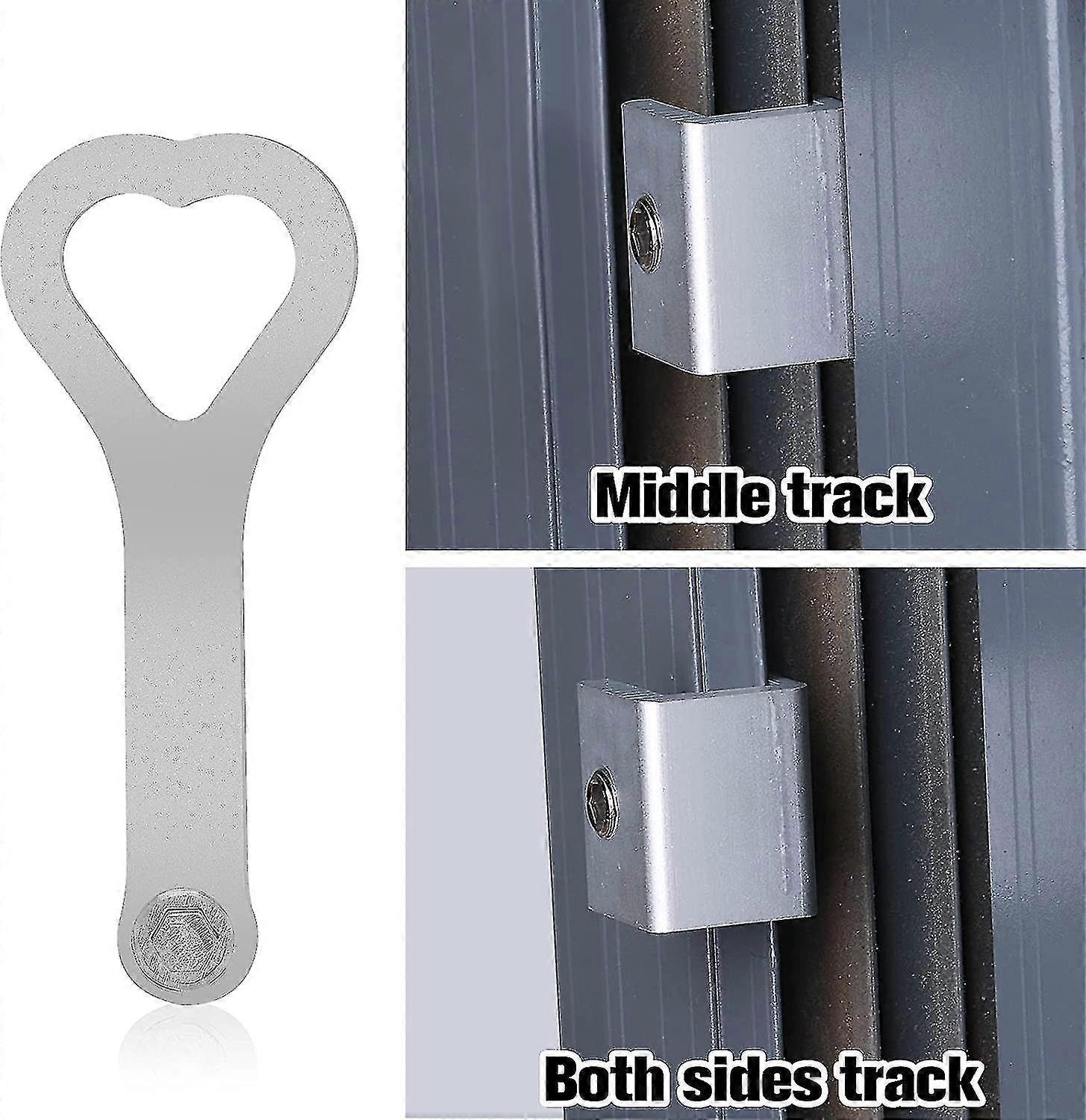 4 Sets Sliding Window Locks, Adjustable Window Locks With Key Window ...