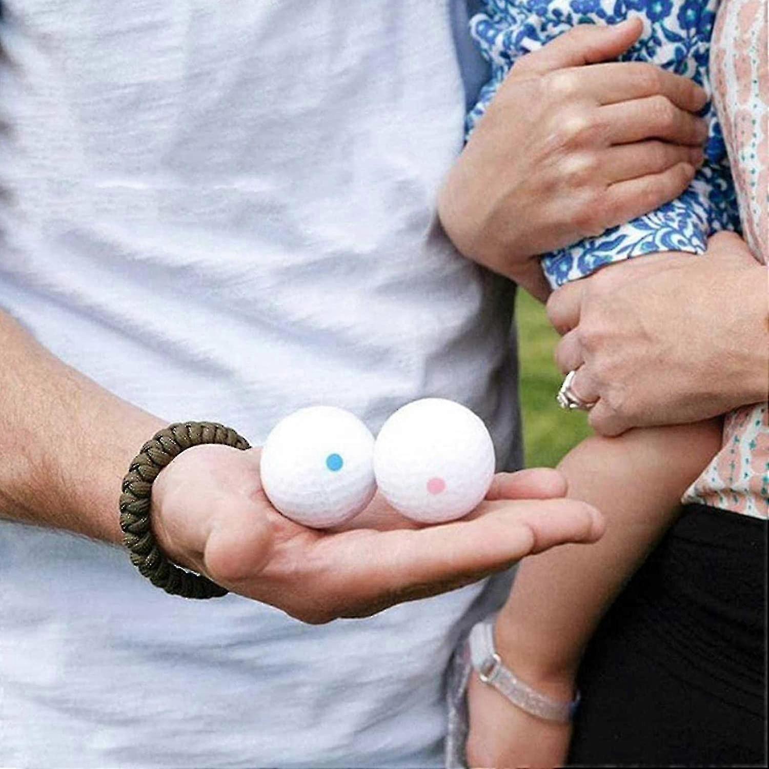 Gender Reveal Golf Ball, Explosive Golf Ball Set - Gender Reveal Golf ...