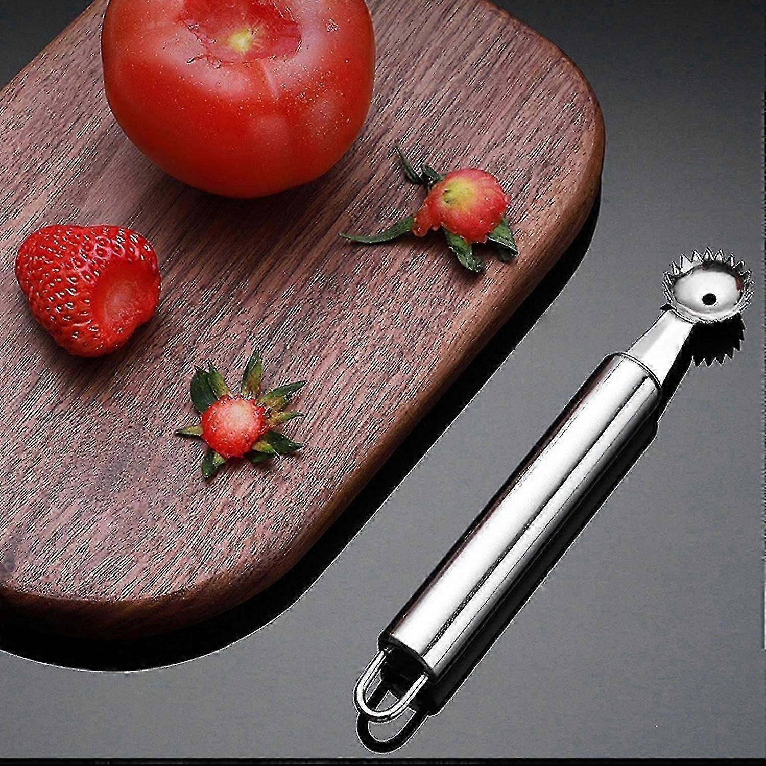 Tomato Stem Remover | Stainless Steel Strawberry Stalks Remover ...