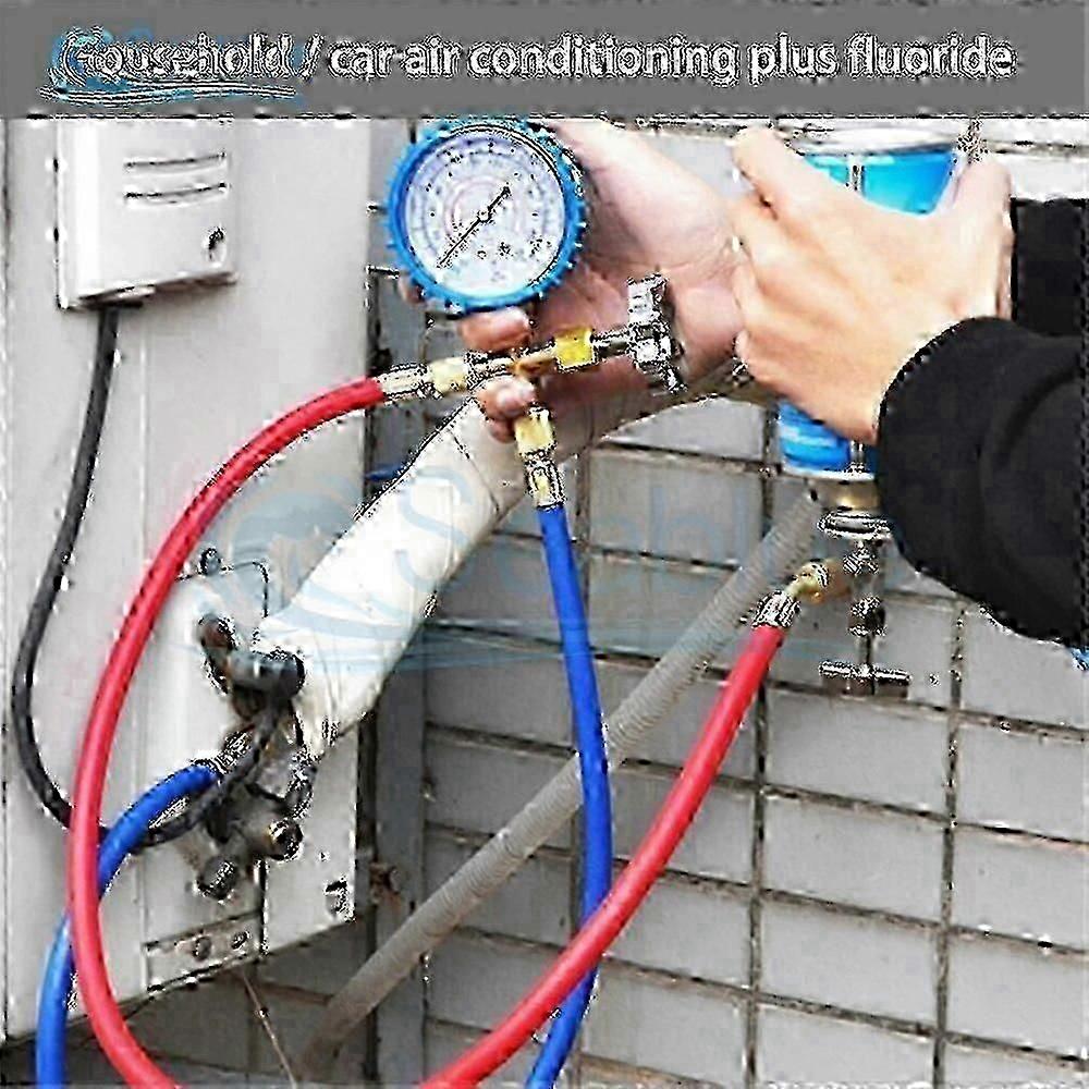 R410a Refrigerant Gas with Adapter and Filling Kit for Car AC Charging ...