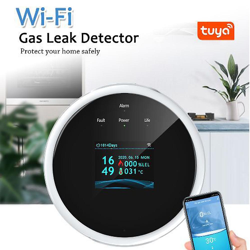 Wifi Natural Gas-sensor Household Intelligent Combustible Gas-alarm Detector | Fruugo UK