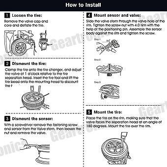 Tpms Tyre Pressure Sensor For Ford Focus Fiesta B-max C-max Kuga ...