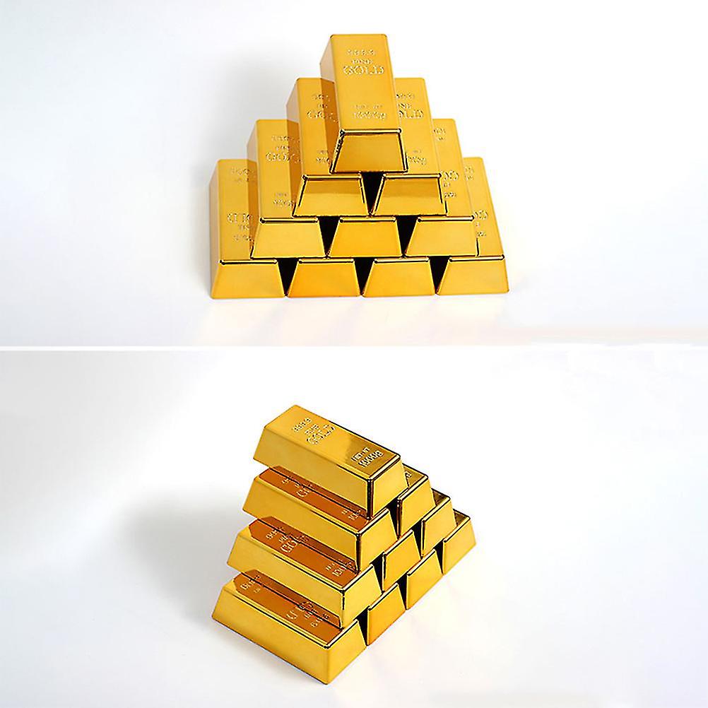 Simulation Gold Bar Bullion Door Stop Gold Brick Home Door Stopper ...