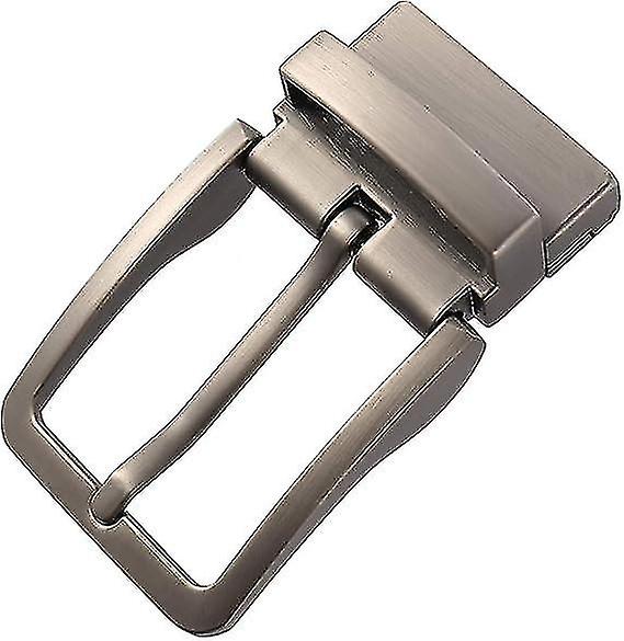 Men Metal Reversible Belt Buckle Replacement Antique Rectangular Pin ...