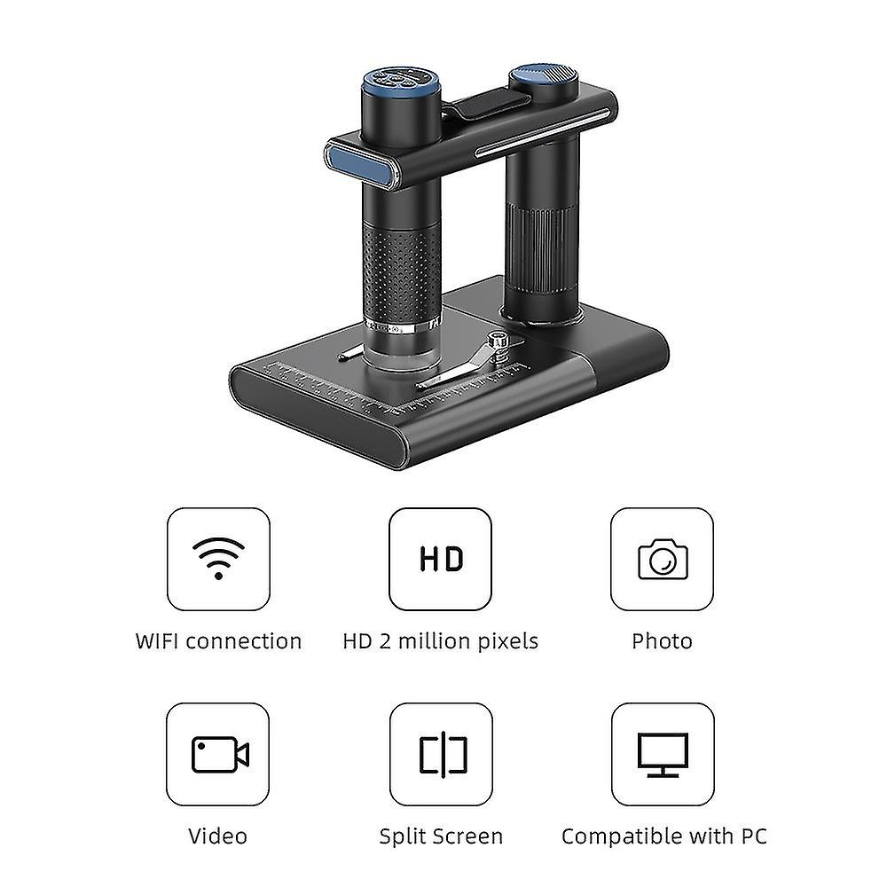 1200X Microscope Handheld Wireless WiFi Microscope Rechargeable ...