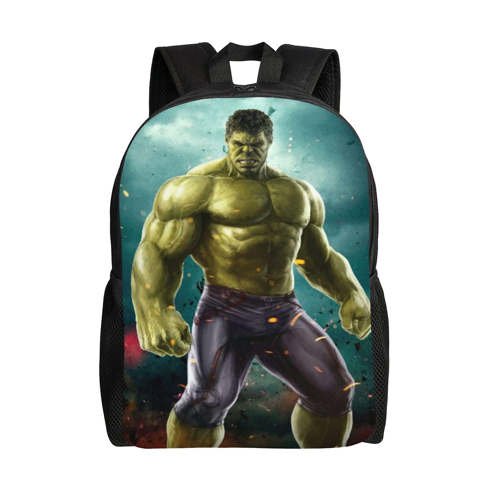 Hulk Kid Backpack School Bag Elementary Students Bookbags for Teens ...