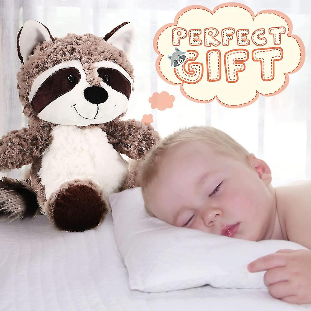 2 Pieces Raccoon Stuffed Animal Small Raccoon Plush Animal Cute Stuffed ...