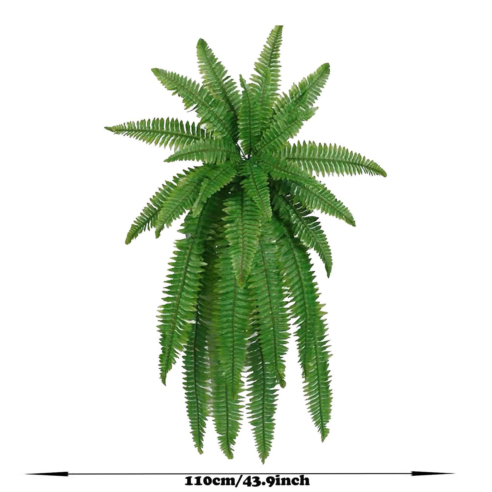 UV Resistant Lifelike Artificial Boston Fern, Artificial Ferns for Outdoors | Fruugo UK