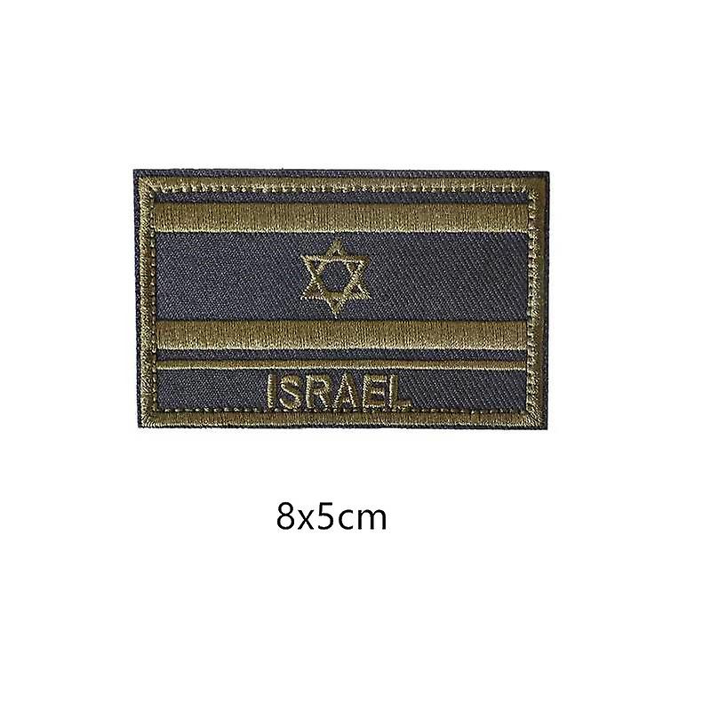 Israeli National Flag Patches Embroideried Military Uniform Tactical ...