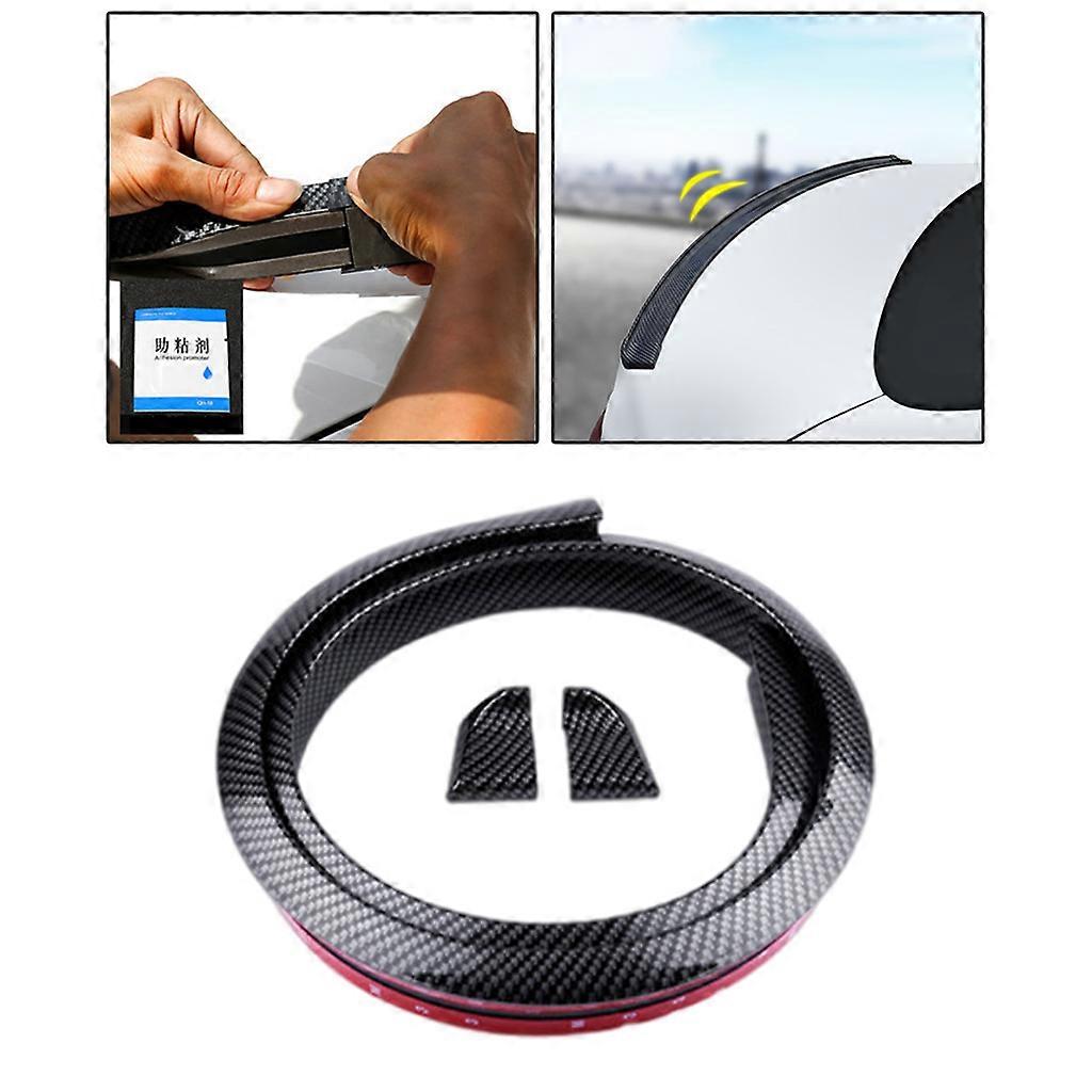 Universal Spoiler Rubber Premium 1.5M/4.9ft Tail Fin Fits for Vehicles ...
