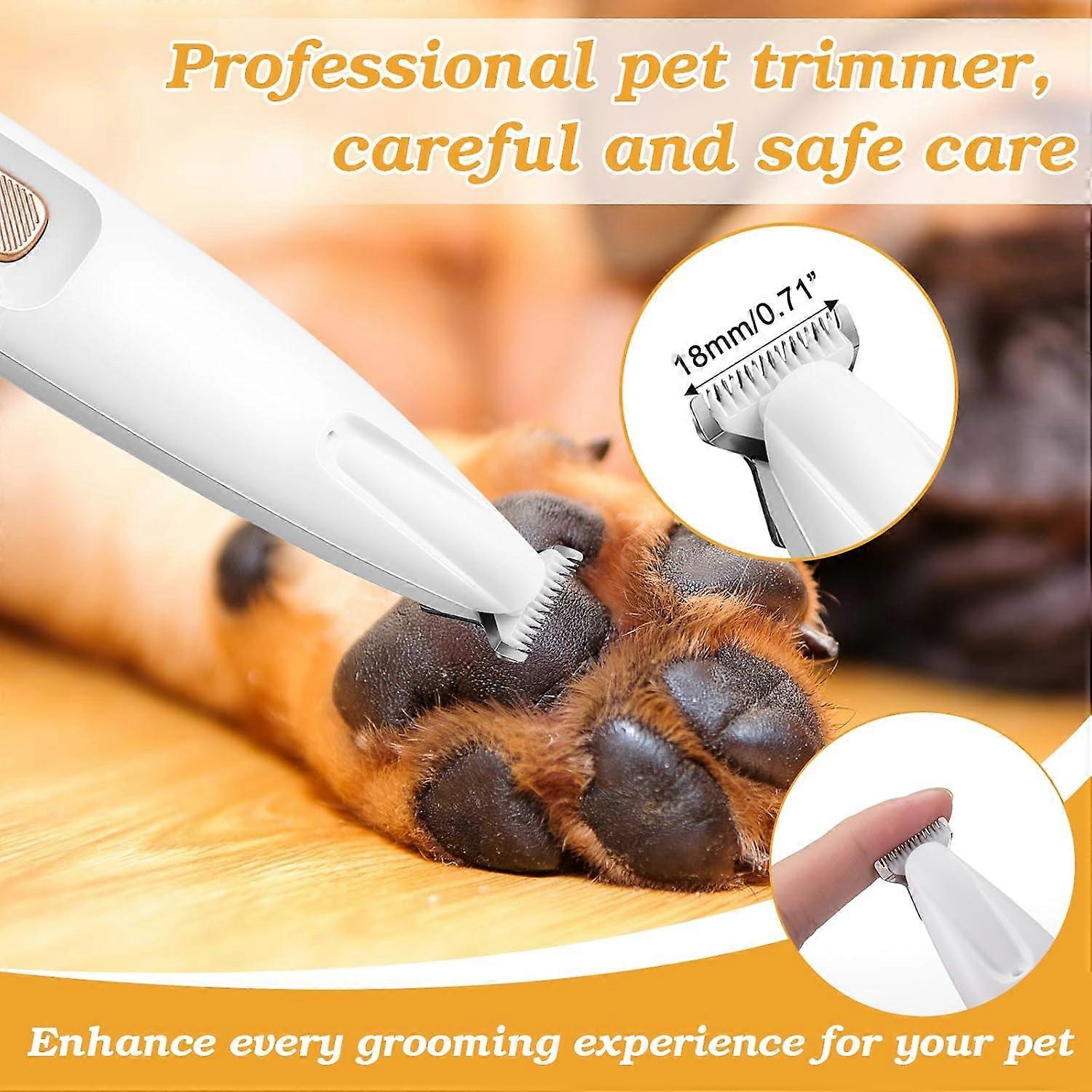 Dog Paw Trimmer, Pet Micro Precision Trimmer with LED Display, Electric ...