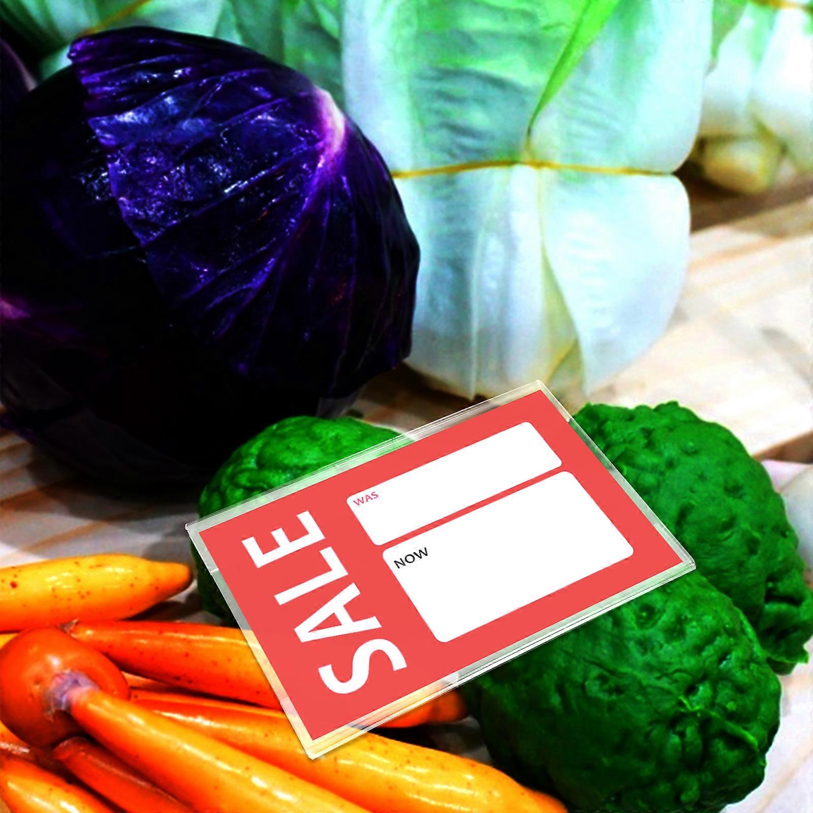 10pcs Price Tag Holder Price Display Sign Label Holder Supermarket ...