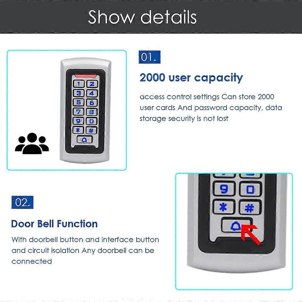 Access Control System Kits Smart Door Lock System Electric Gate Opener ...