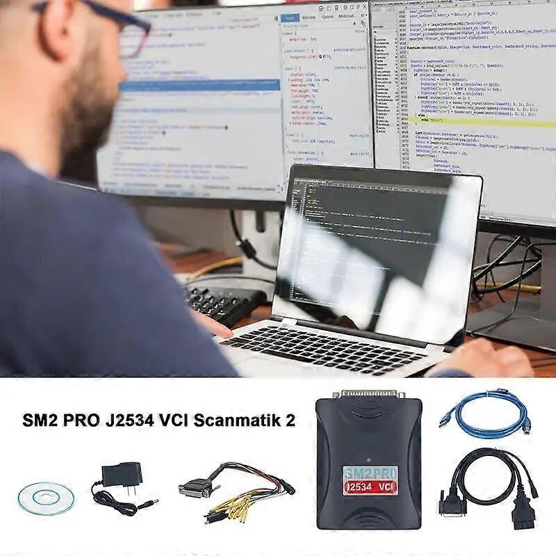 Read Write Data Diagnostic Scanner SM2 Pro J2534 VCI Programmer Tool ...