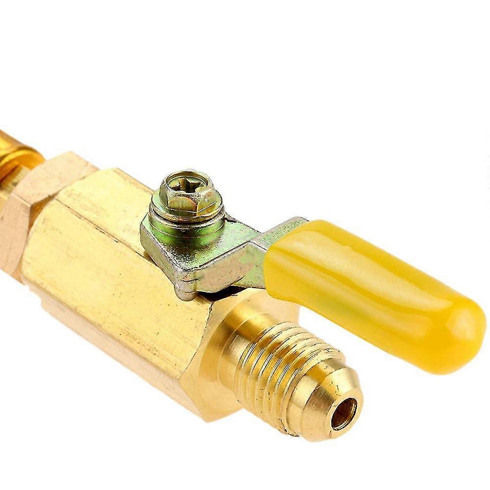 R134a R410a R22 R12 Charging Hoses And Ball Valve Kit Coded Hoses ...