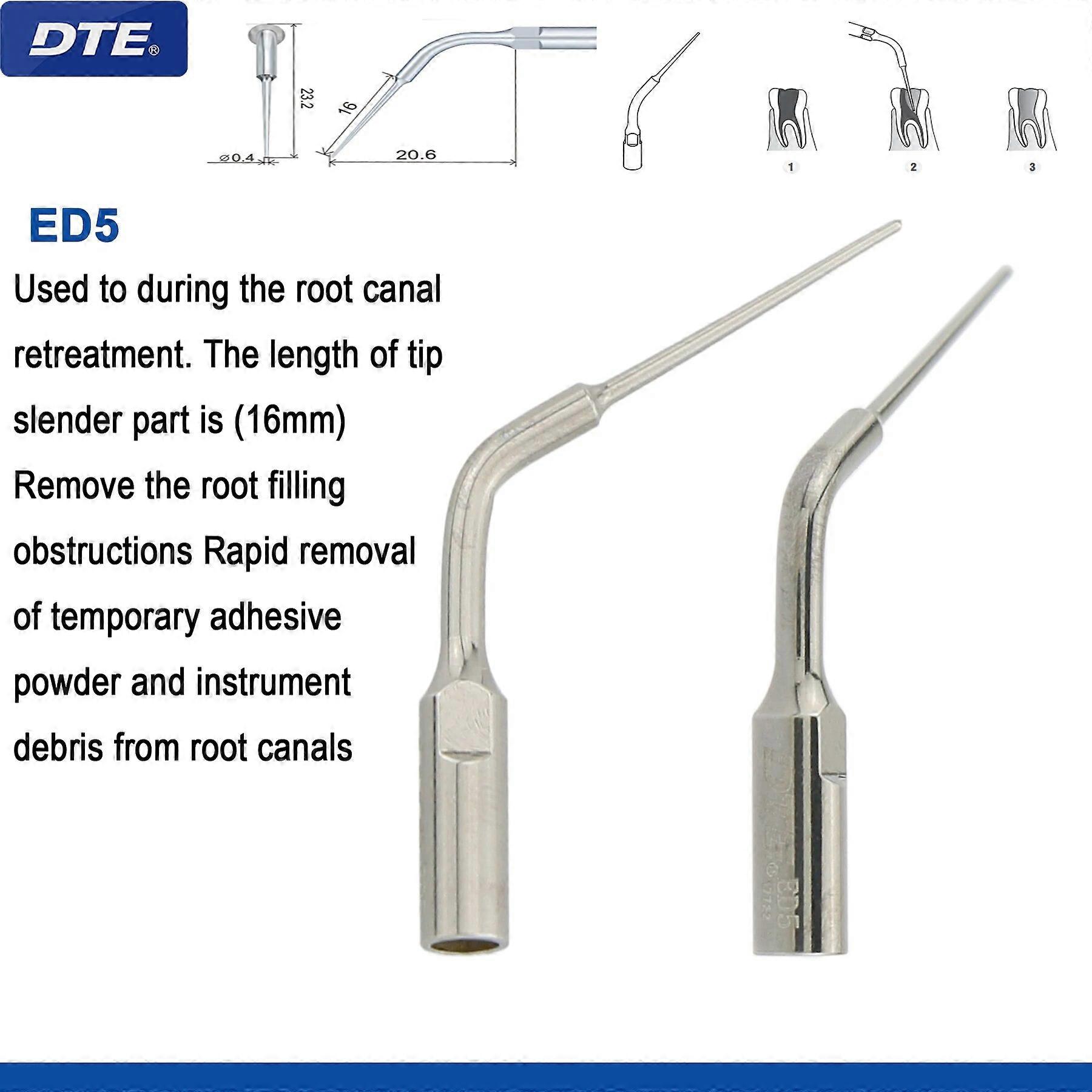 Dental Ultrasonic Scaler Tips Endodontic Endo Tip Medical Tools Accessories Fit DTE NSK SATELEC ...