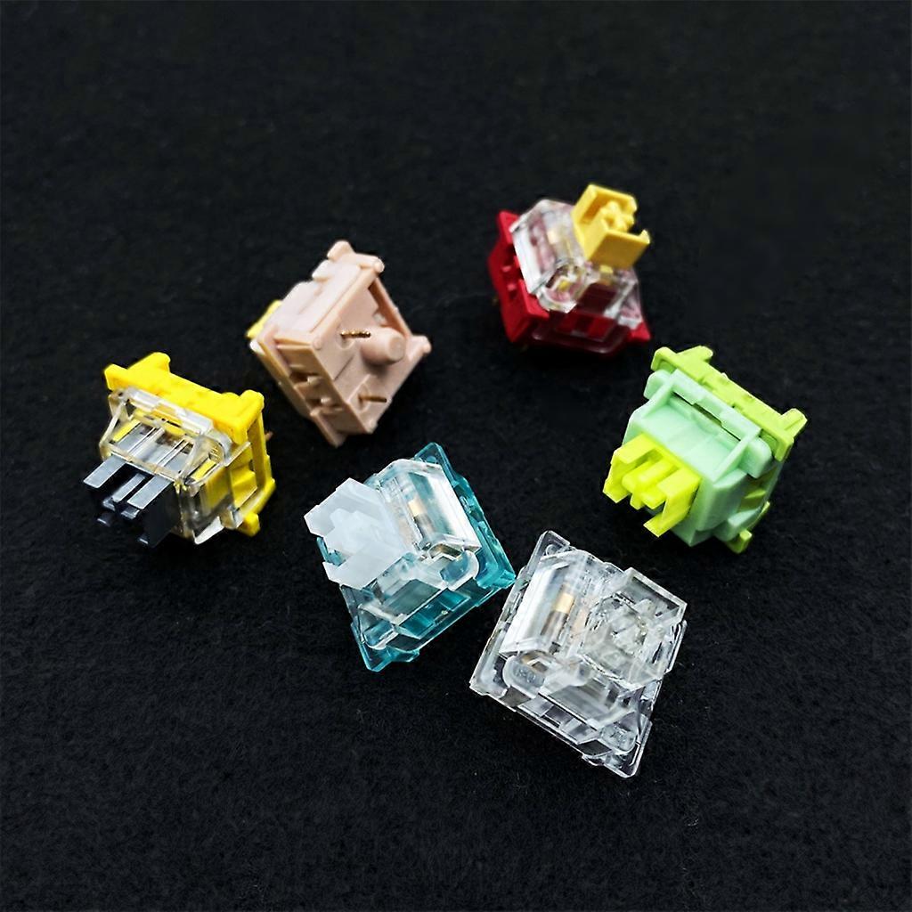 Silent/Clicky Switches Mechanical Keyboard Switch 3Pin Lube RGB Gaming ...