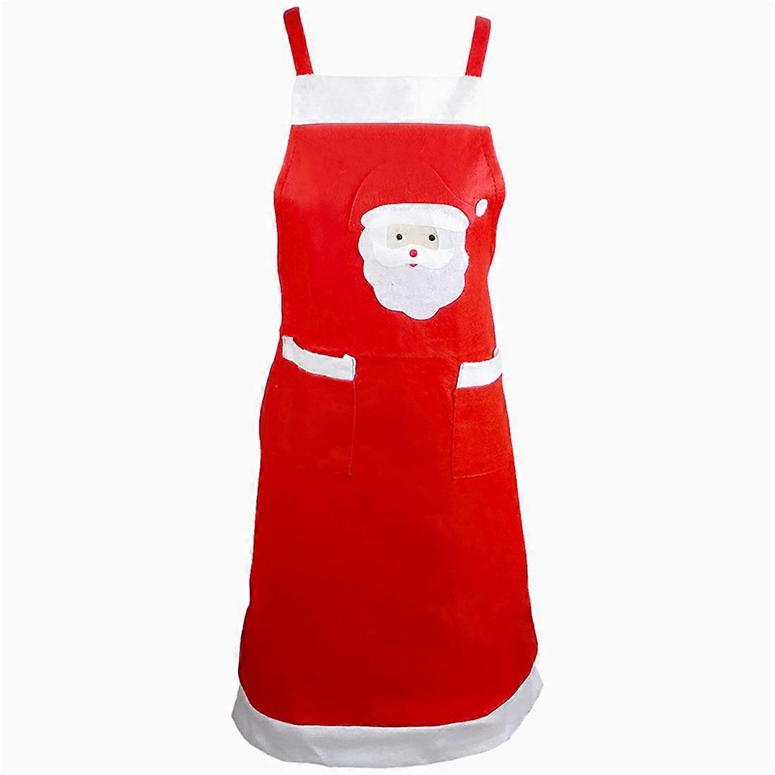Santa Claus Pattern Christmas Apron | Fruugo UK