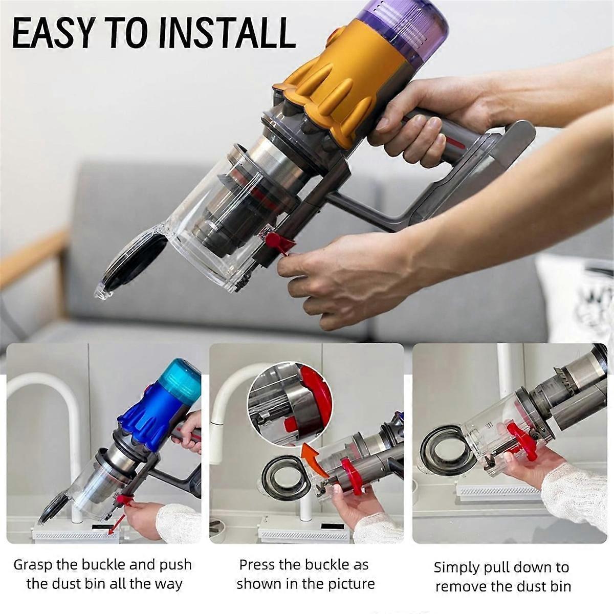 Dust Bin for V10 Digital Slim / V12 Detect Slim Vacuum Canister Large ...