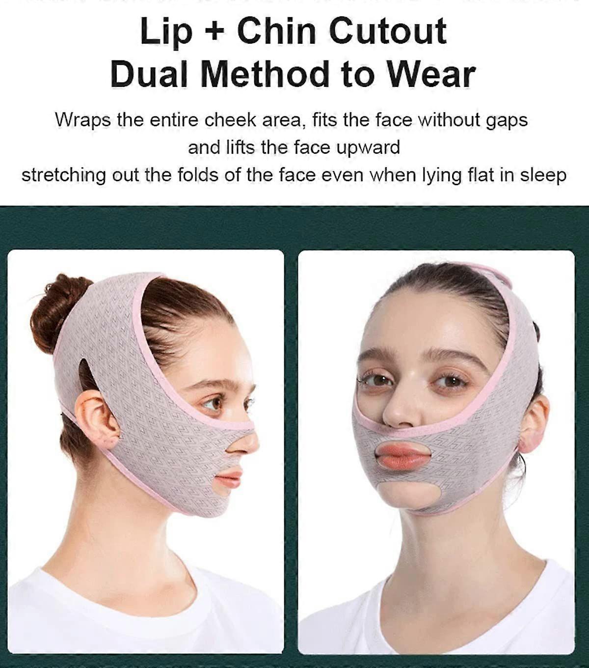 2pcs Beauty Face Sculpting Sleep Mask, V Line Shaping Face Masks, V ...
