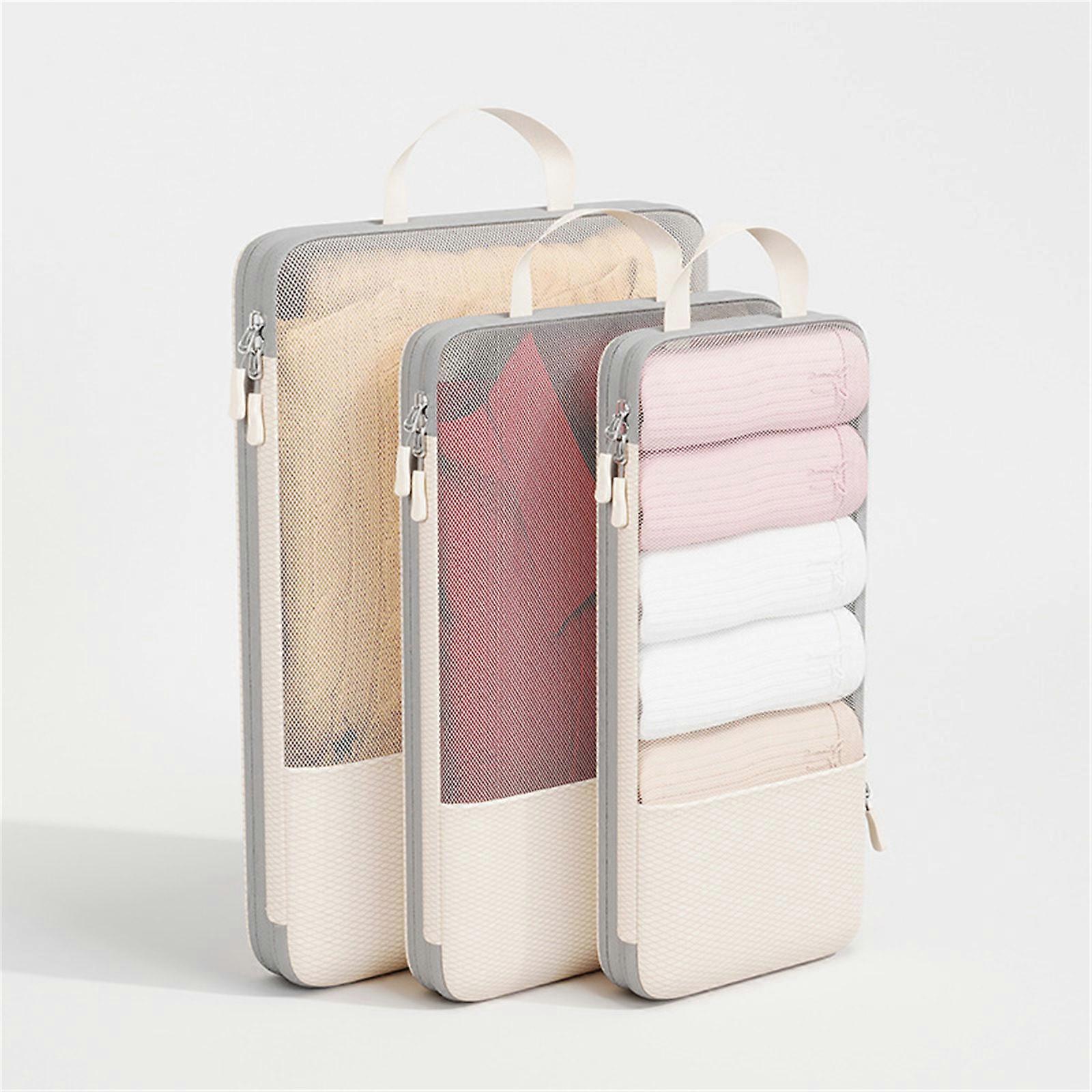 Set of 3 Compression Storage Bags Versatile Clothing Travel Bags ...