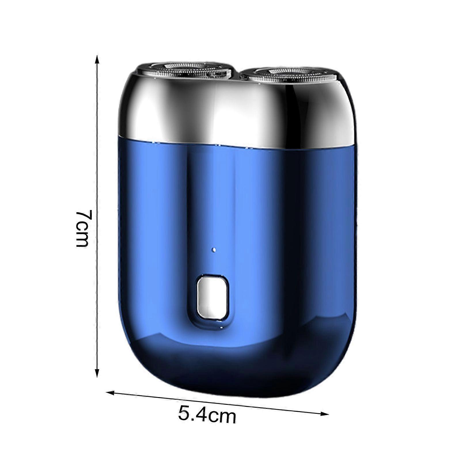 Mini Double Head Electric Shaver USB Rechargeable Waterproof Travel ...