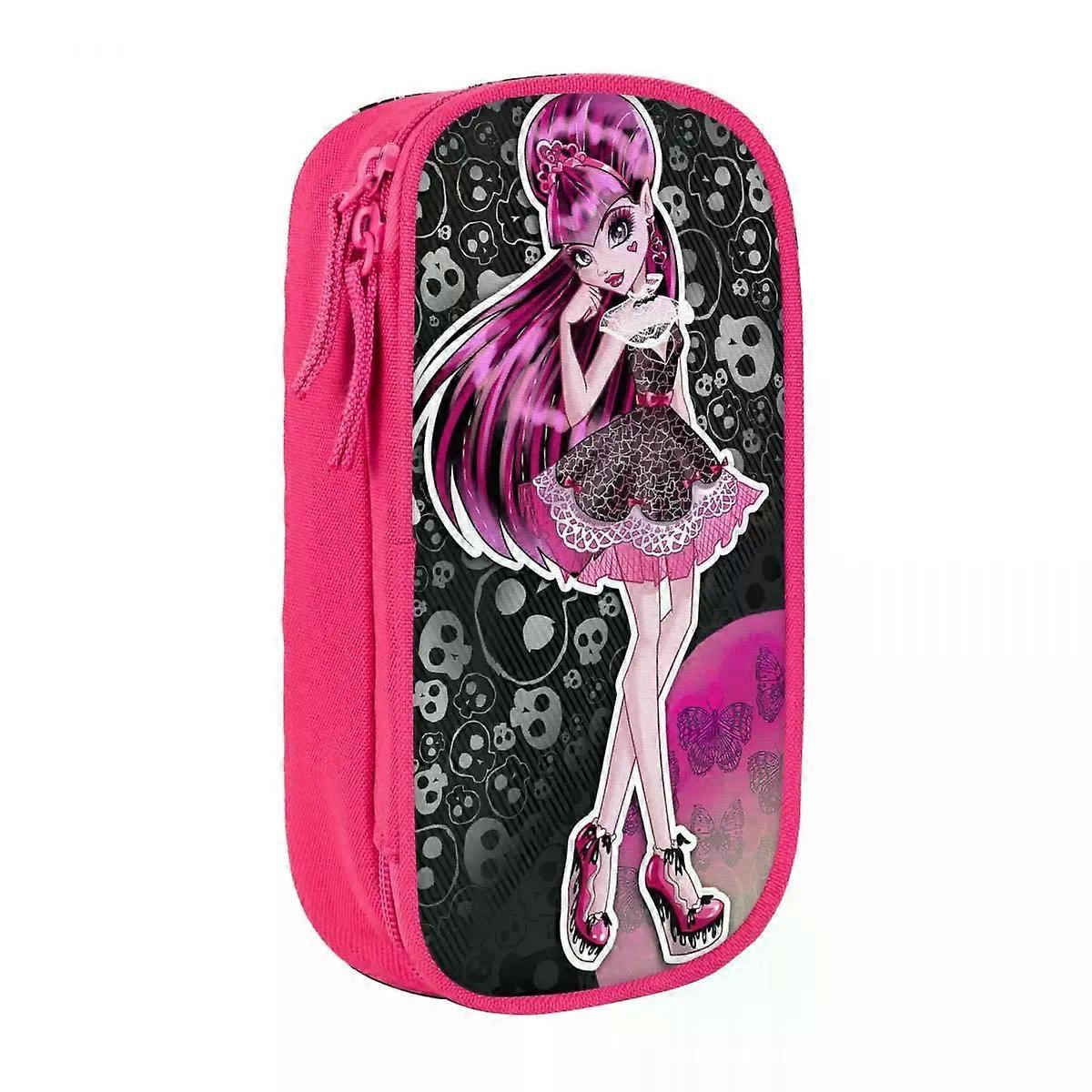 c3928 Monster High Draculaura Pencil Cases Gothic Cartoon Bag Student ...