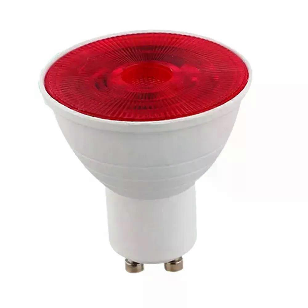GU10 LED Light Bulb 220-240V 5W Green Red Yellow Amber Color Mood Light ...